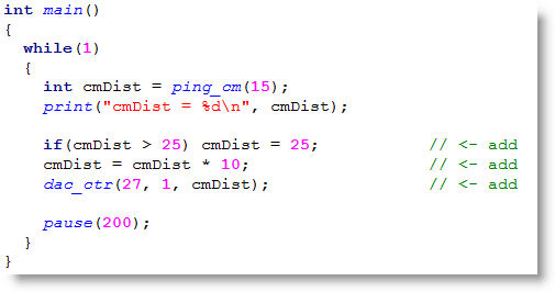 Sense Distance with PING))) | LEARN.PARALLAX.COM