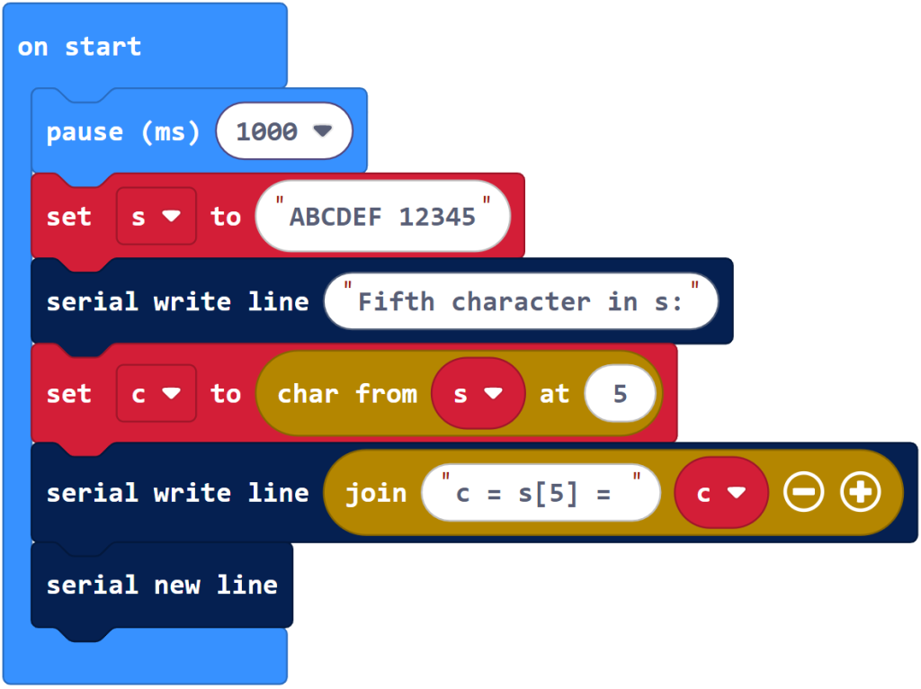 Strings & Characters Primer → Access Characters - Parallax Learn