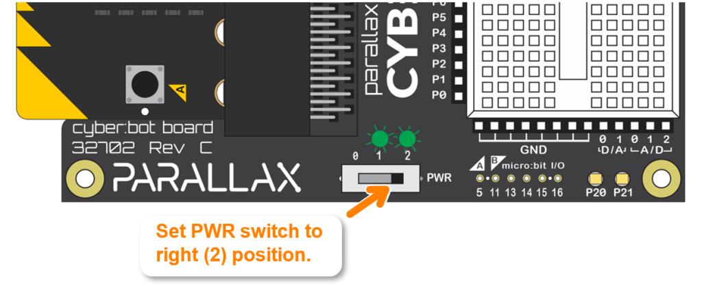 Navigation with the cyber:bot → cyber:bot Wheel Speed Control - Parallax Learn