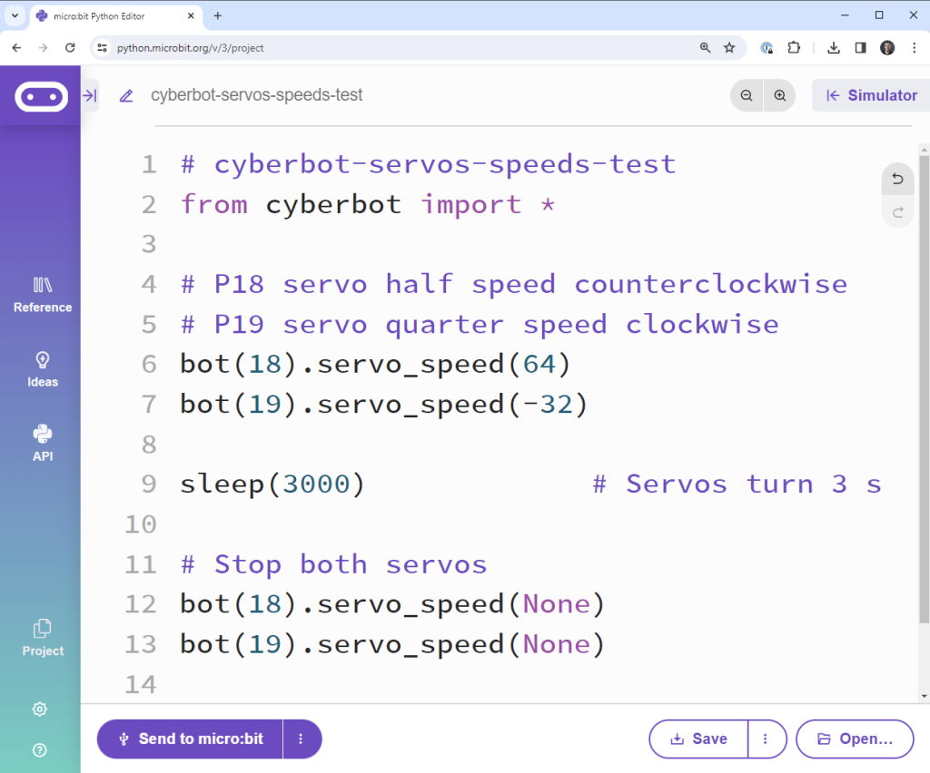 Navigation with the cyber:bot → cyber:bot Wheel Speed Control - Parallax Learn