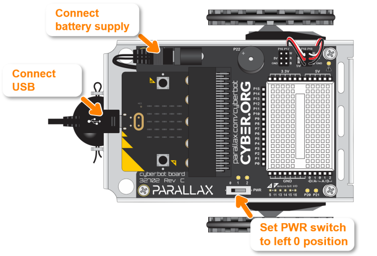 Navigation with the cyber:bot → cyber:bot Wheel Speed Control - Parallax Learn
