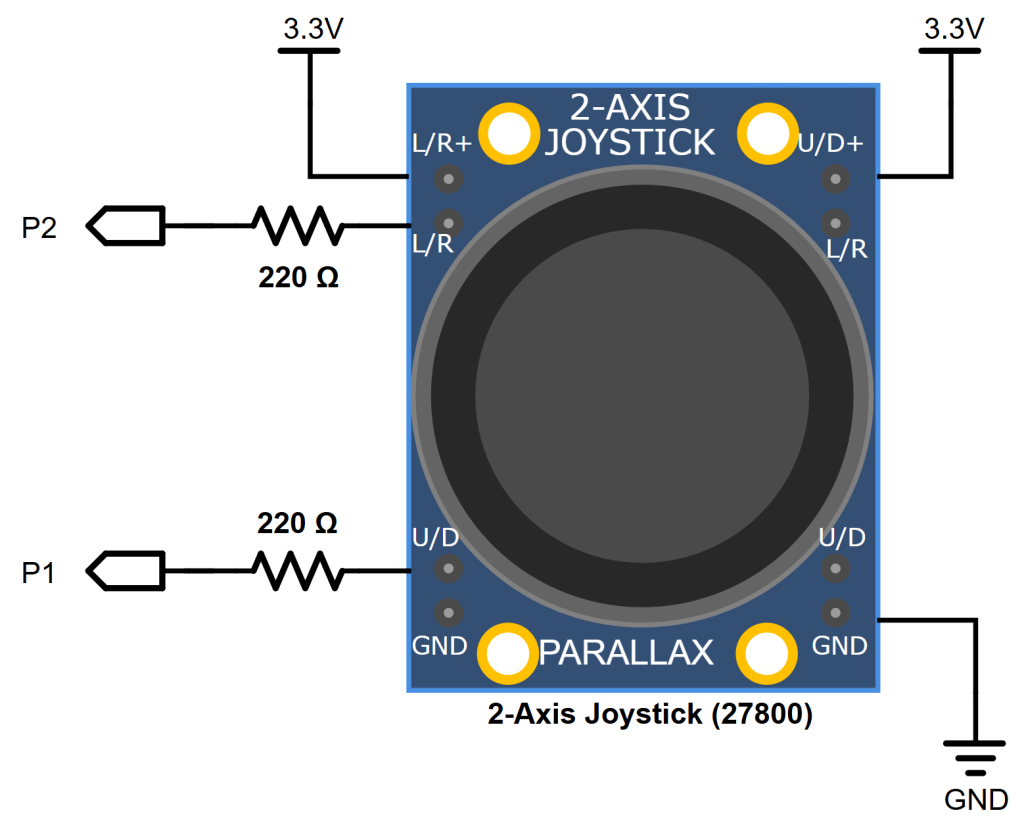 Sensors with the micro:bit and MakeCode → 2-Axis Joystick - Parallax Learn