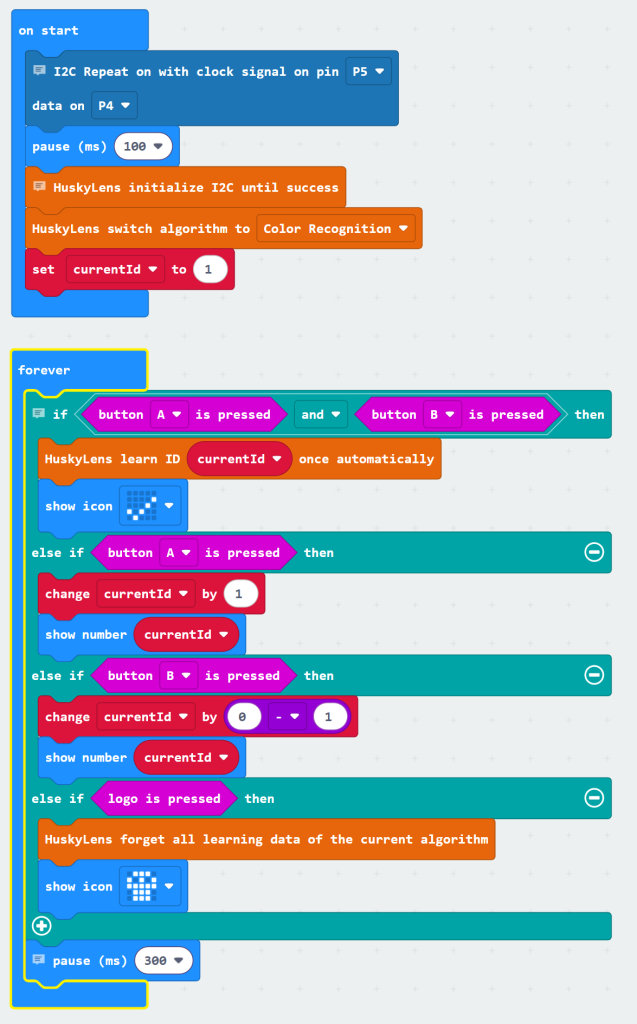 Machine Learning: Train the HUSKYLENS to Recognize → Create the Color ...